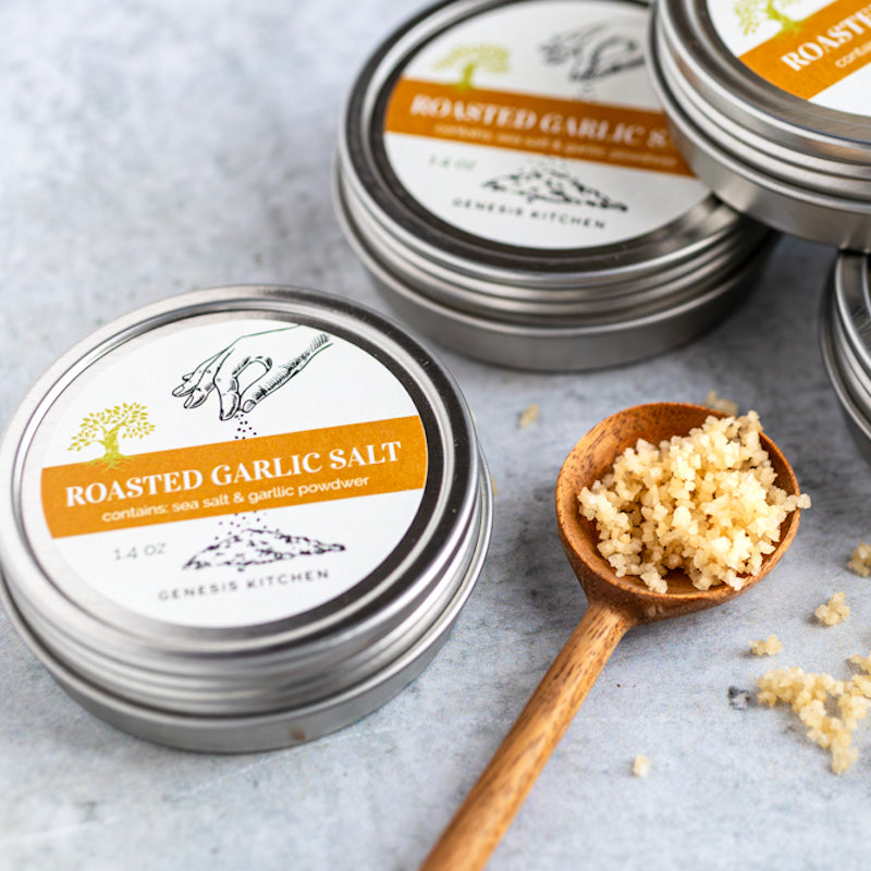 Roasted Garlic Sea Salt – Genesis Kitchen
