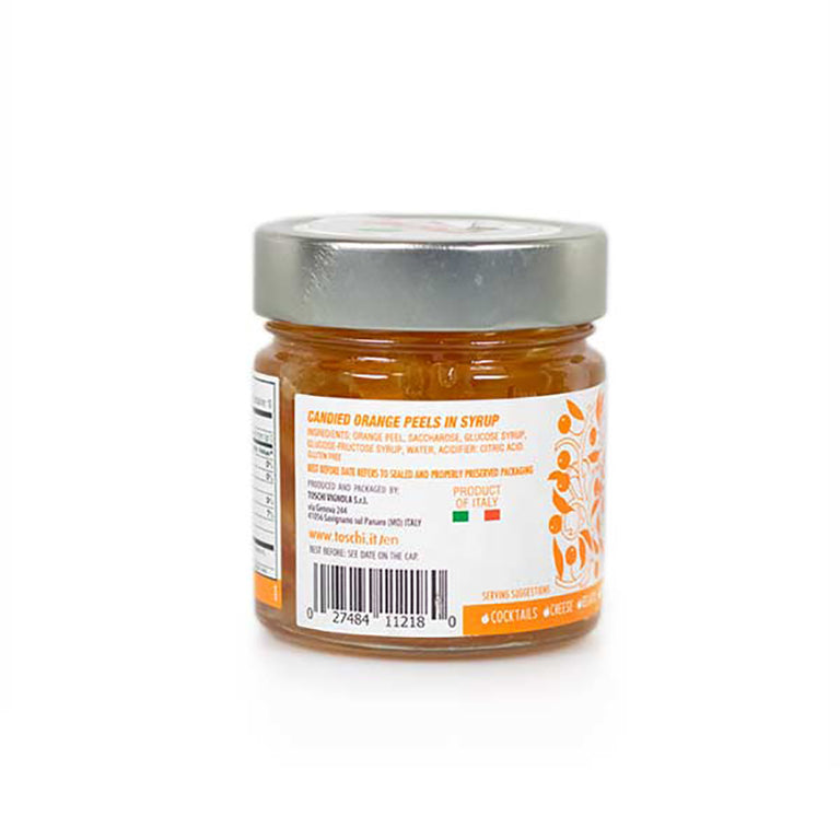 Toschi Orange Peels in Syrup – Genesis Kitchen